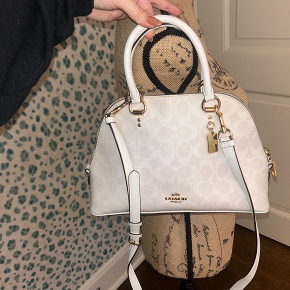 Coach | Bags | Coach 2558 Katy Satchel In Signature Leather White ...